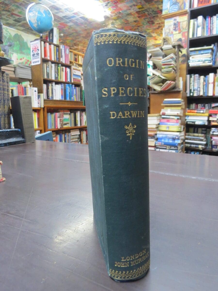 Charles Darwin Origin Of Species Sixth Edition 1888 Deadsouls Bookshop